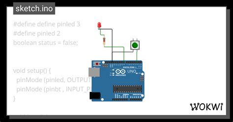 Tombol 1 Wokwi Esp32 Stm32 Arduino Simulator