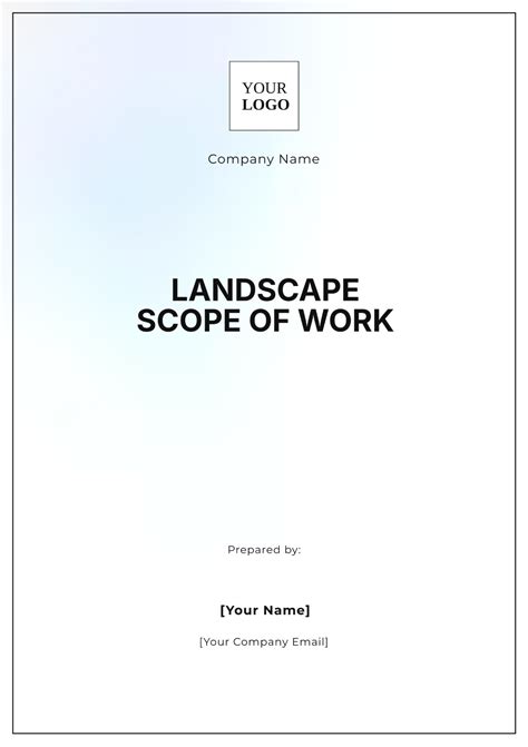 Free Painting Scope Of Work Template To Edit Online
