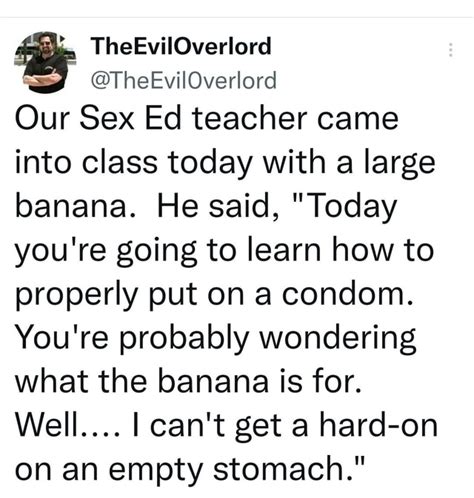 Theeviloverlord The Eviloverlord Our Sex Ed Teacher Came Into Class