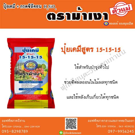 สูตรเสมอ ฟุกเทียน ตราม้าเงา สาขาภาคตะวันออก กลาง อีสาน