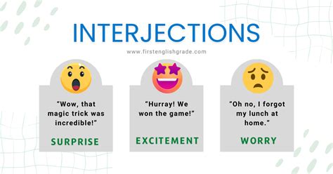 100 Common Secondary Interjections In English With Examples