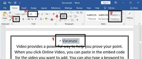 Learn How To Create A Document In MS Word VedantSri