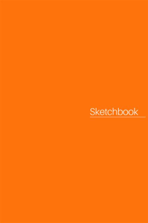 Small Sketch Pad 4x6 Orange Mini Simple Sketch Book For Drawing Tiny