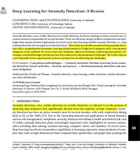 Ali Ahmed On Linkedin Deeplearning Anomalydetection Machinelearning Ai Gans Research