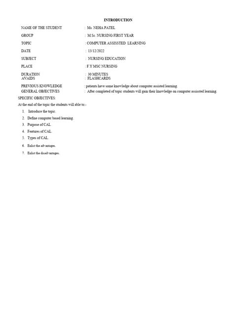 Computer Assisted Learning 1 Pdf Learning Educational Technology