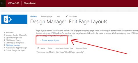 Create A Custom Page Layout For SharePoint Online