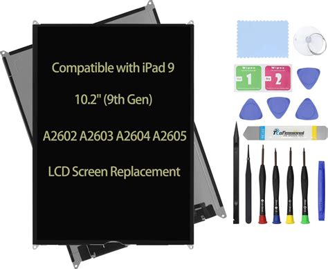 102 Lcd Screen Replacement For Ipad 9 9th Gen A2602