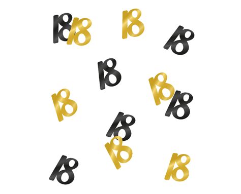 Classy Confetti 18 Jaar Tafel Confetti 18e Verjaardag De Goede Keus