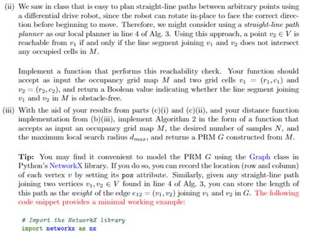 Solved Problem 1 Route Planning In Occupancy Grid Maps As