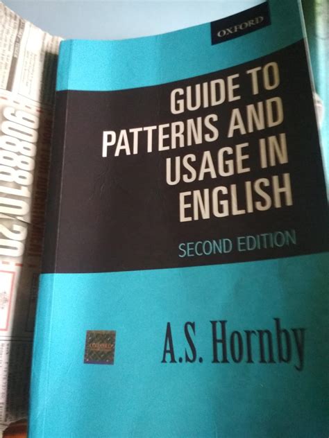 Guide To Patterns And Usage A S Hornby Books