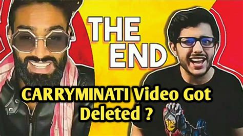 Why Carryminati Video Got Deleted Actual Reason Youtube