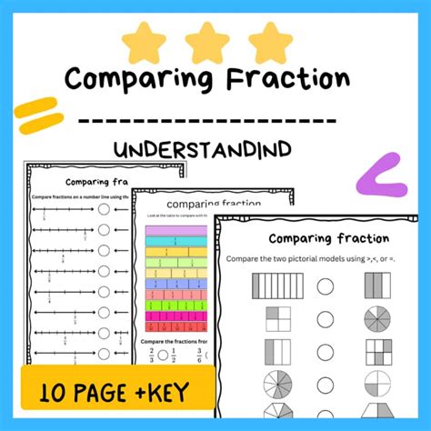 Comparing Fraction Wroksheet For 3rd Grade To Understanding By Daily