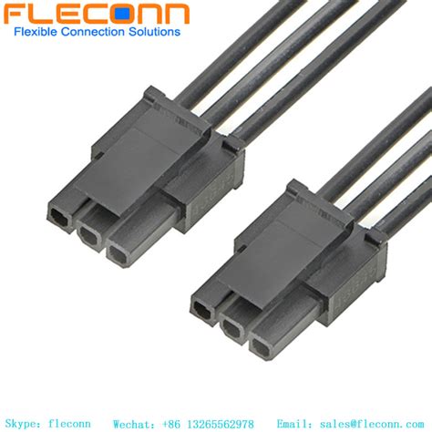 Molex Micro Fit 30 Pitch 043645 0300 Female To Micro Fit 30 Female