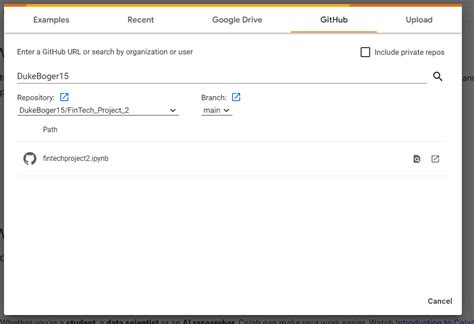 Github Dukeboger Fintech Project This Repo Contains The Code For My Fintech Bootcamp