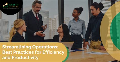 Streamlining Operations Best Practices For Efficiency And Productivity