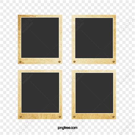 레트로 일러스트 빈티지 크 라프 트 지 오래 된 사진 종이 프레임 폴라로이드포도 수확콜라주 Png 일러스트 무료 다운로드 Lovepik