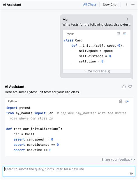 Chat With Ai Pycharm Documentation