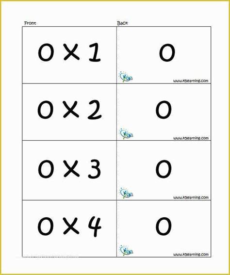 Free Template To Make Flash Cards Of Excel Flashcard Template Flash