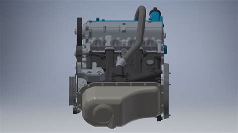 I4 Engine Block And Camshaft 3d Model 3d Model Turbosquid 2332081