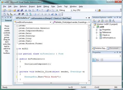 Net C Tutorial Cómo Crear Una Dll Y Como Utilizarla Código Klosions
