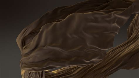 Another Cloth Simulation Free Tyflow Scene On Behance