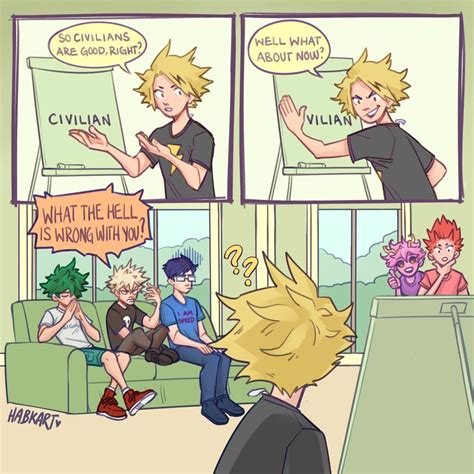 Midoriya Izuku Bakugou Katsuki Ashido Mina Kirishima Eijirou Kaminari Denki And 1 More