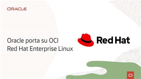 Red Hat Enterprise Linux Su Oracle Cloud Infrastructure Oci