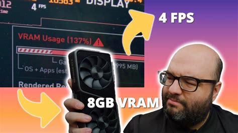 8gb Of Vram Is Not Enough At 4k And Soon 1440p Youtube