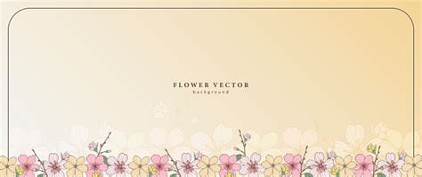 섬세한 베이지색 꽃무늬 배경에는 화려한 꽃 Vectures 및 새싹이 있습니다 사진 텍스트 졸업장 및 프리젠테이션을 위한 꽃