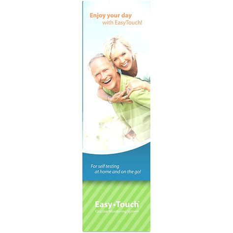 EasyTouch Blood Glucose 100 Test Strips Free Glucose Meter