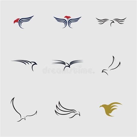 Eagle Logo Vector Illustration Design Template Vector Stock Vector Illustration Of Nature