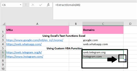 How To Extract Domain Name From Url In Excel