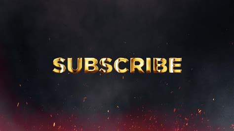 Golden Youtube Subscribe Text Animation 11779782 Stock Video At Vecteezy