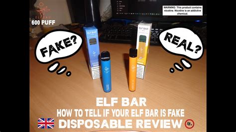 Elf Bar 600 Puff How To Tell Fake From Real Uk Review Youtube