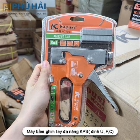 Máy bấm ghim tay đa năng KPS đinh U F C Phân Phối Vật Tư Phụ Kiện Phú Hải