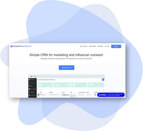 Rapid Application Prototyping With Bubble Io