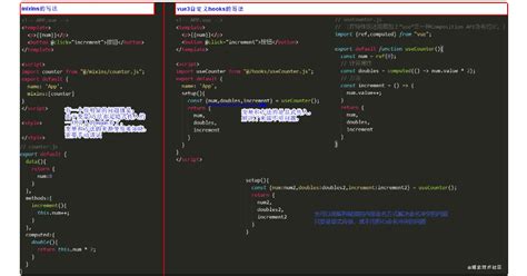 【vue】vue2和vue3中的代码逻辑复用对比（mixins、自定义hook）：vue2 Hook Csdn博客