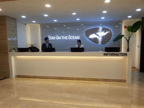 순천사무용가구 여수 호텔 수 가족호텔 프론트