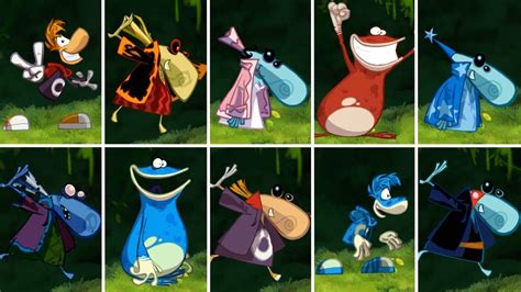 Rayman Origins Characters Skins