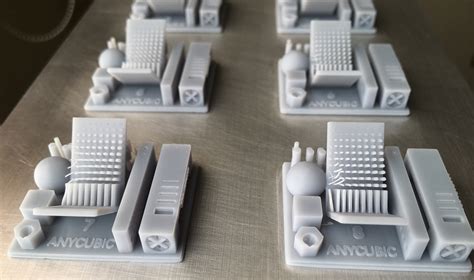 3d Printer Test Print Anycubic Resin Exposure Range Finder Anycubic