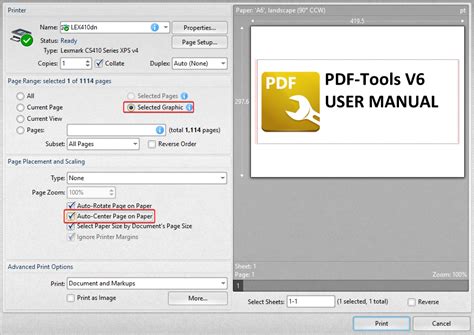 PDF XChange Co Ltd Knowledge Base How Do I Print A Small Section Of A Page In PDF XChange