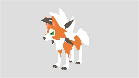 Lycanroc 3d Models Sketchfab