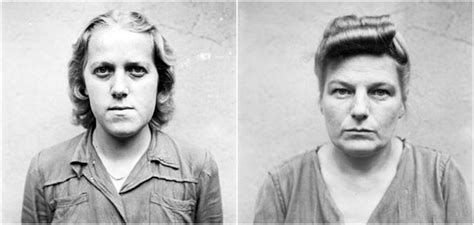 Faces Of Evil Eerie Portraits Of Female Guards Of Nazi Concentration