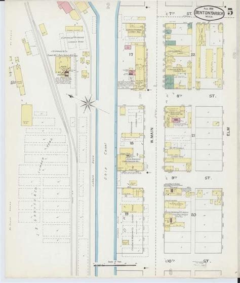 Sanborn Fire Insurance Map From Benton Harbor Berrien — Picryl