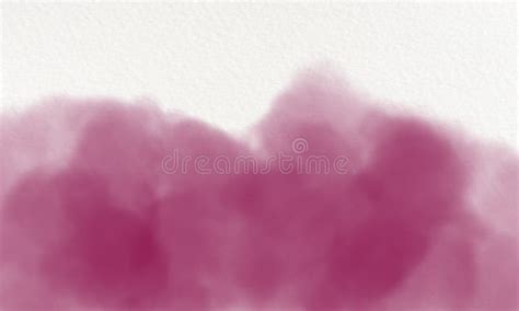 Ruby Watercolor Background On White Canvas Stock Image Image Of