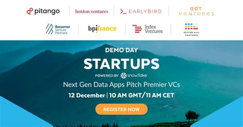 Alex Copp On Linkedin Snowflake Startup Demo Day Next Gen Data Apps