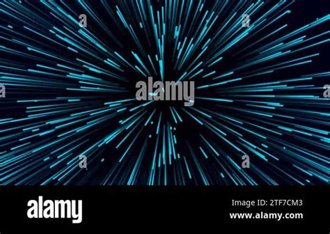 Abstract Data Flow Space Light Rays Explosion Effect Sci Fi Motion Wallpaper 3d Rendering