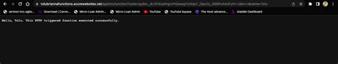 How To Create A Function App With A Webhook Add Triggered Functiona Hello Message With