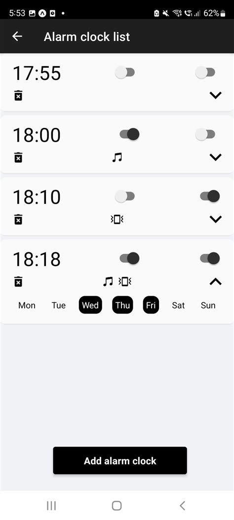 Github Jzielinski React Native Alarm Clock App Mobile Alarm Clock Management App