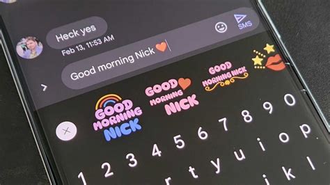 How To Use Gboard To Create And Send Custom Text Stickers Android Central